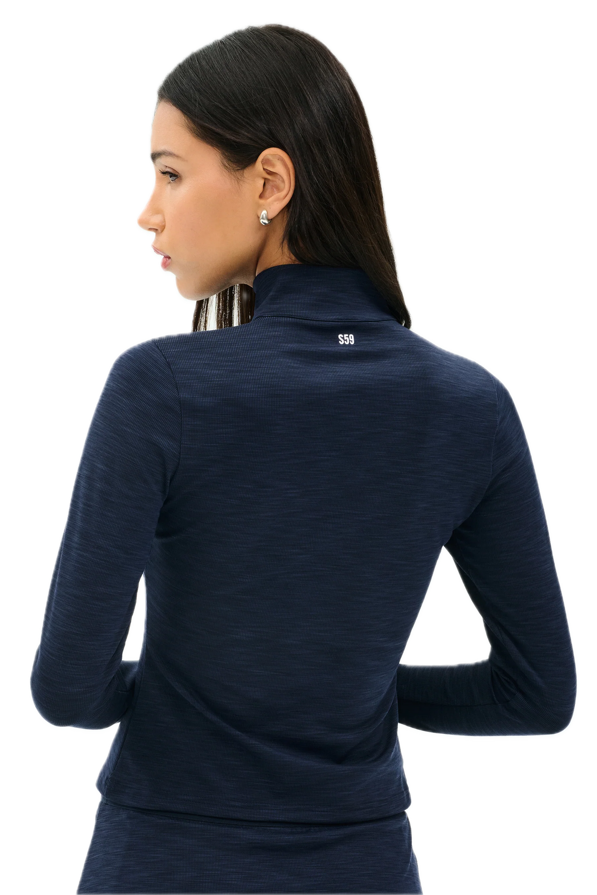 Stevie Active Rib Half Zip Waist Length – The Ivy Edit
