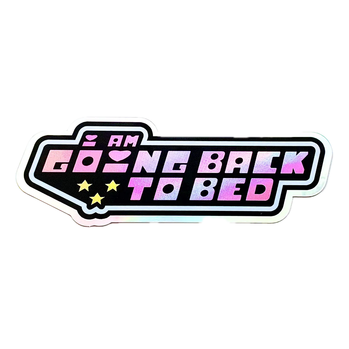 Going Back To Bed Sticker – The Ivy Edit